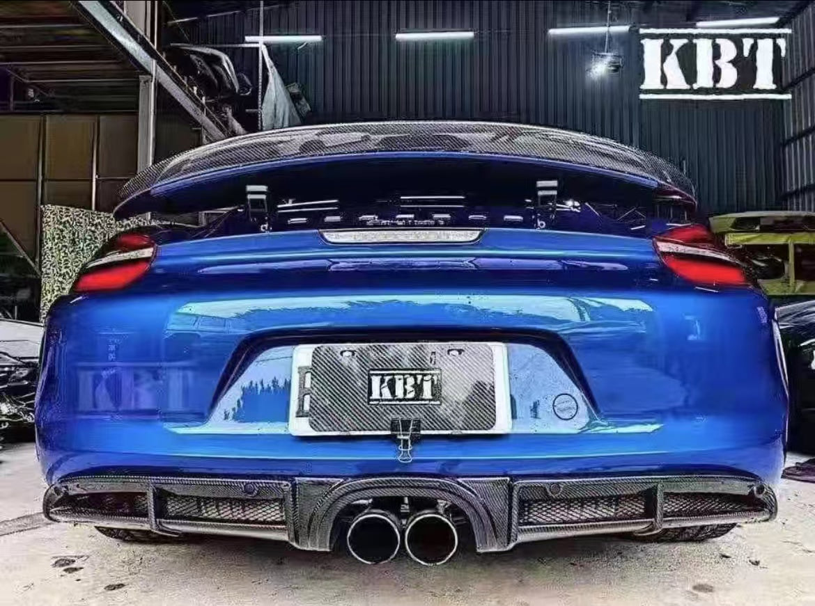 GT4 rear diffuser for Porsche 981 Cayman
