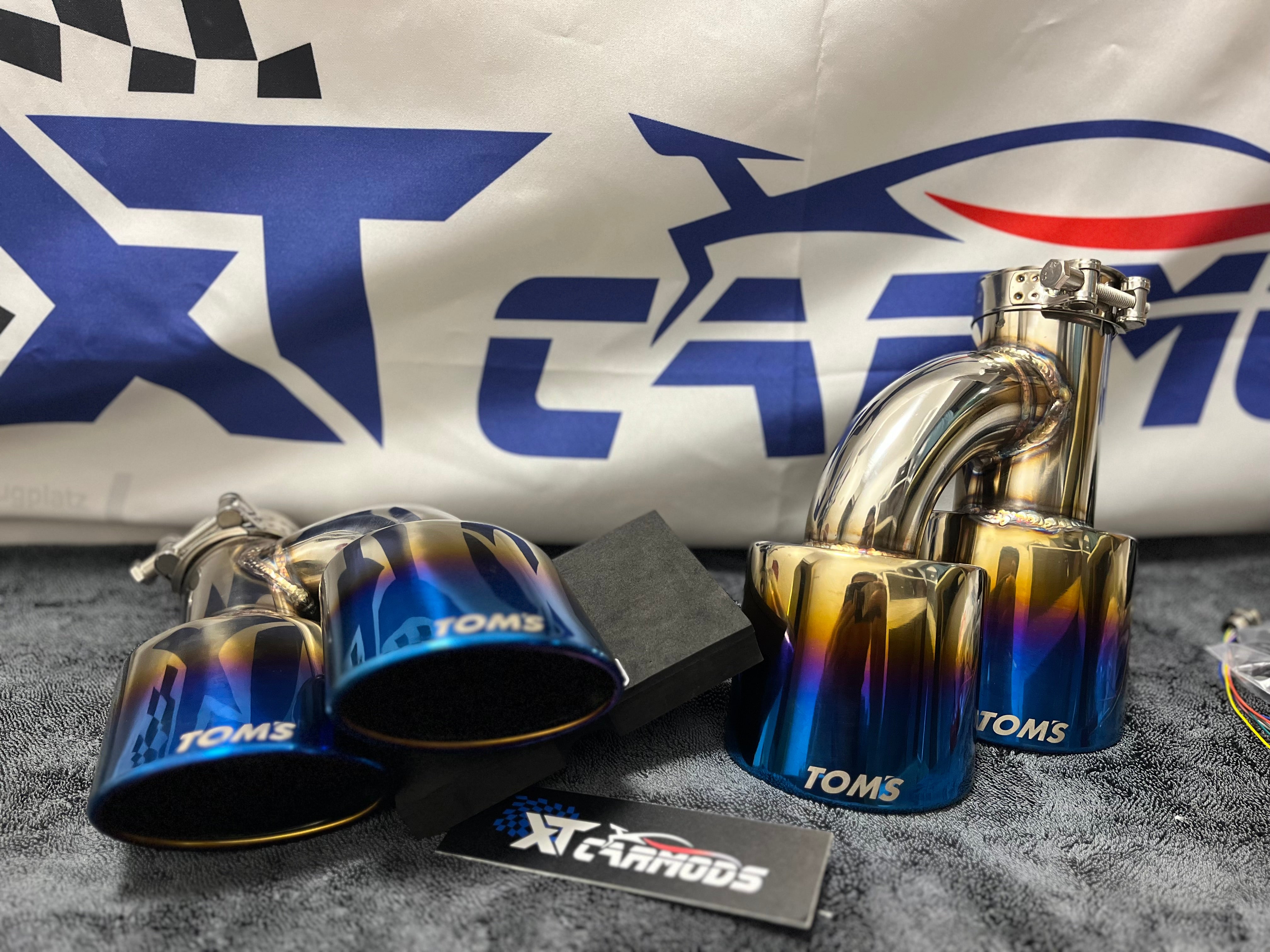 Tom's-style quad tip for Lexus IS/RC