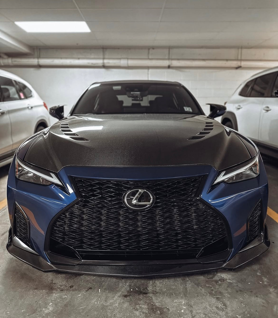 Tom's-style Front Splitter for Lexus IS350/IS300(2021~2025)